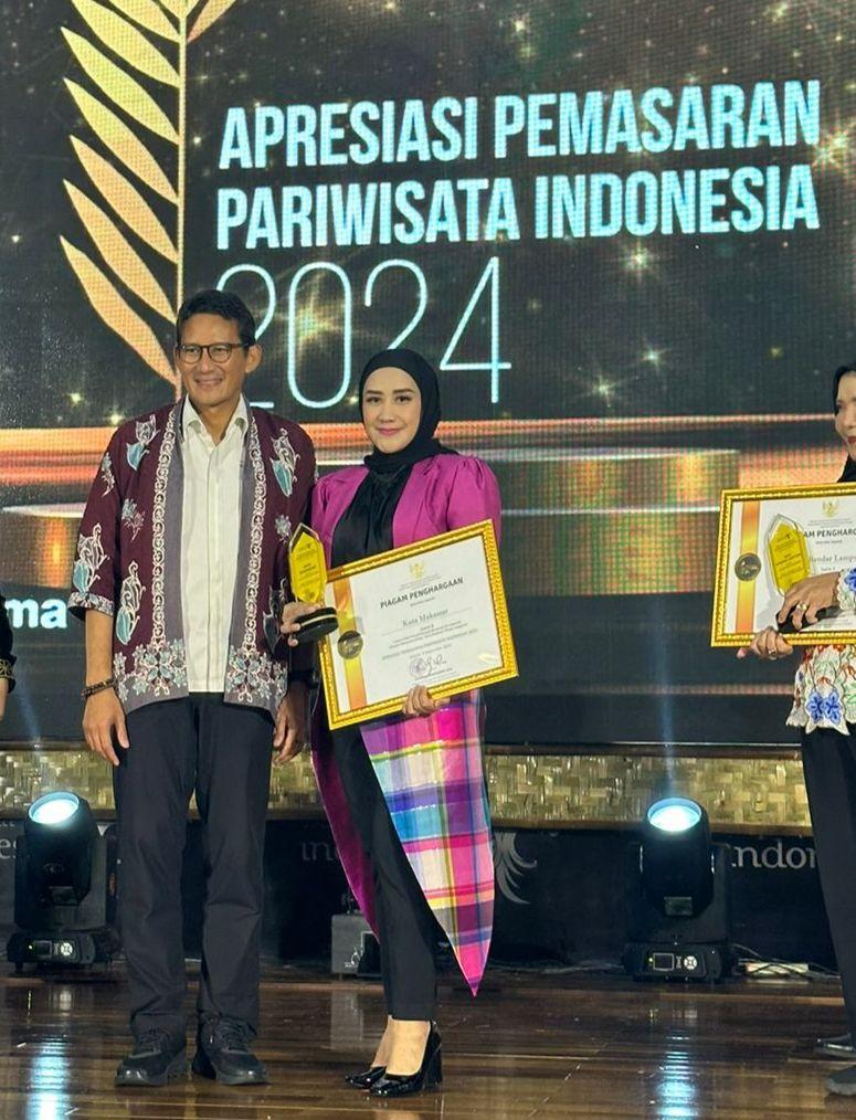 Kota Makassar Sabet 3 Penghargaan Bergengsi di Ajang Apresiasi Pemasaran Pariwisata Indonesia ...